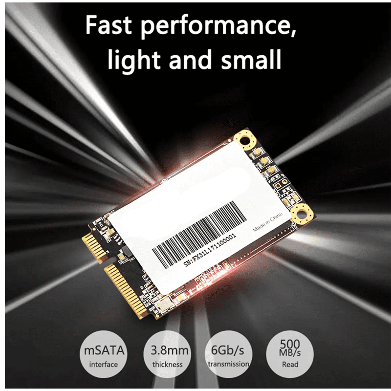 Custom mSATA SSD Mini SATA III – High-Speed 6GB/s SSD - Fortune Port ...