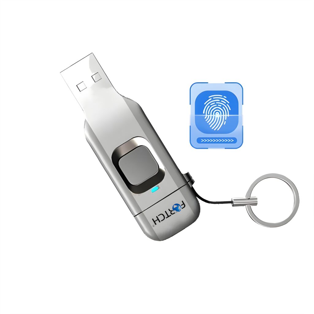 High-Speed Fingerprint Encrypted OTG Metal USB Flash Drive - Fortune ...