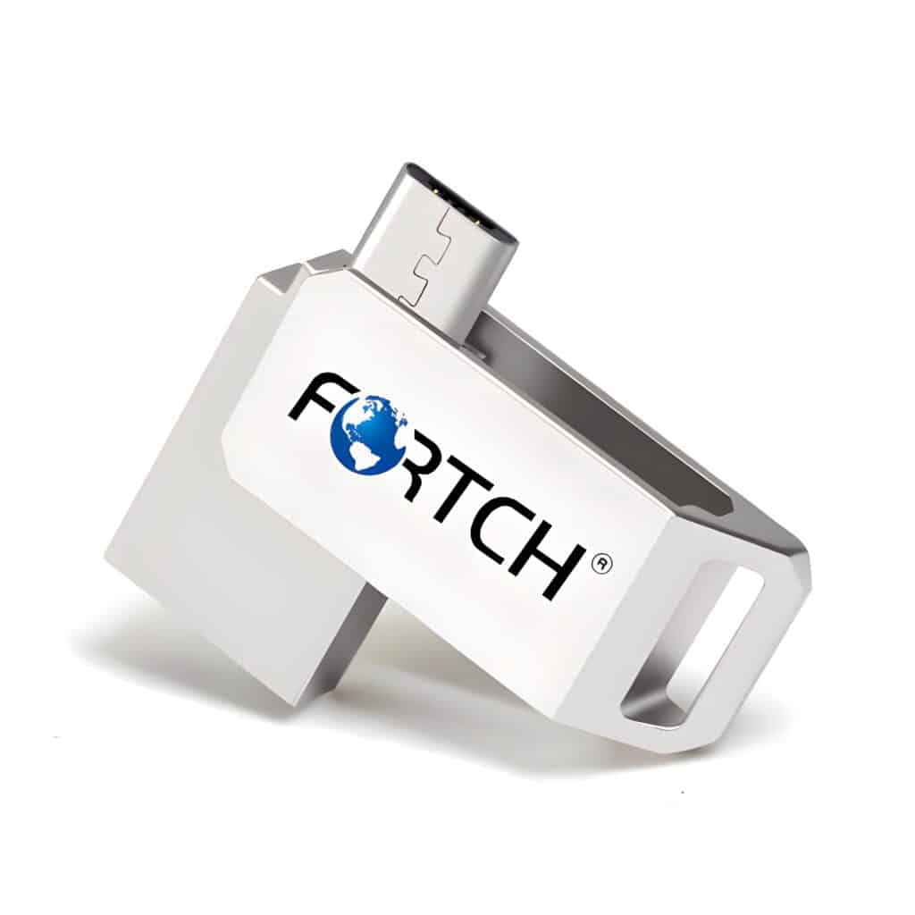 Customized Metal 2-In-1 USB 2.0 OTG Flash Memory Pen Drive - Fortune ...