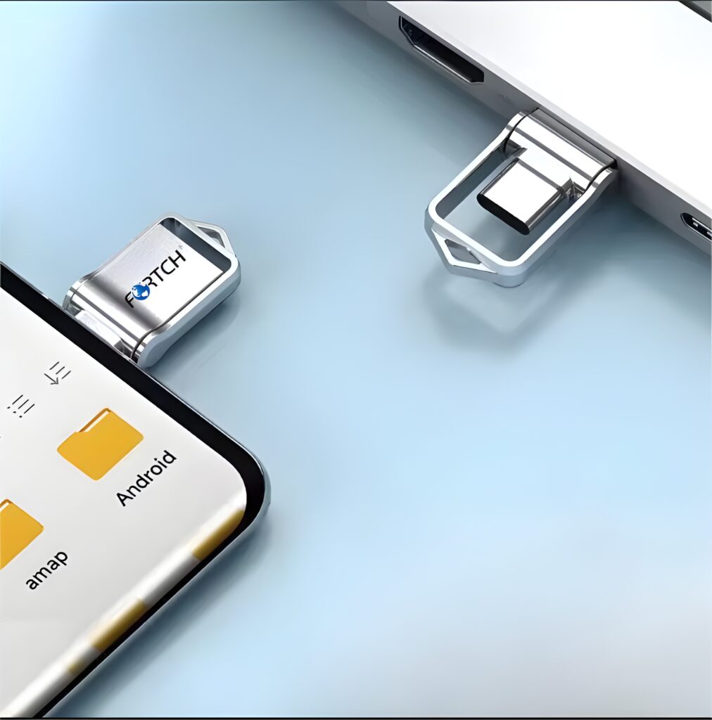 Customized Swivel 2-In-1 USB 3.0 Flash Drive With Type-C OTG - Fortune ...