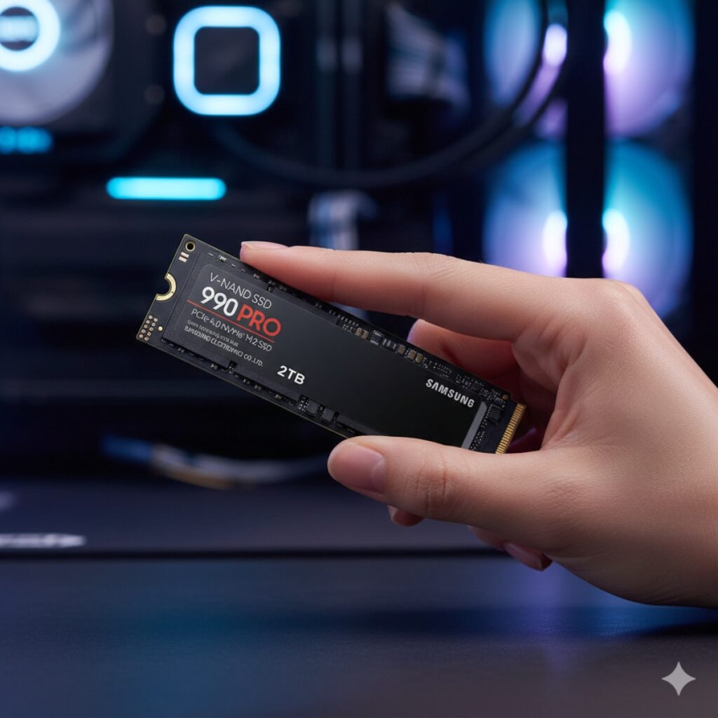 Schnelle 7450 MB/s Samsung 990 Pro 2 TB SSD – Fortune Port Electronics ...