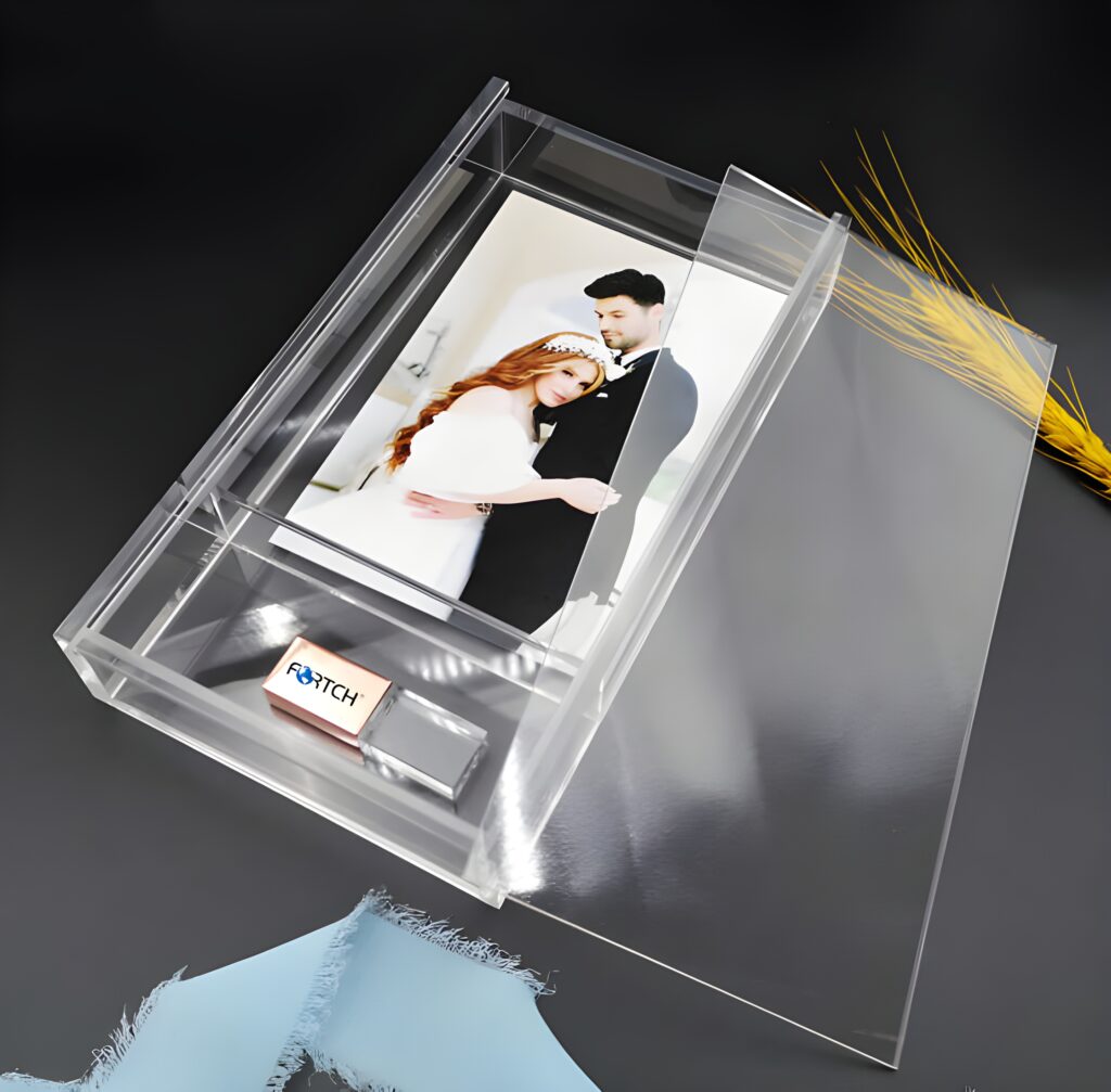 Luxury Wedding Gift Box – Photo Album, USB & Acrylic Case - Fortune ...