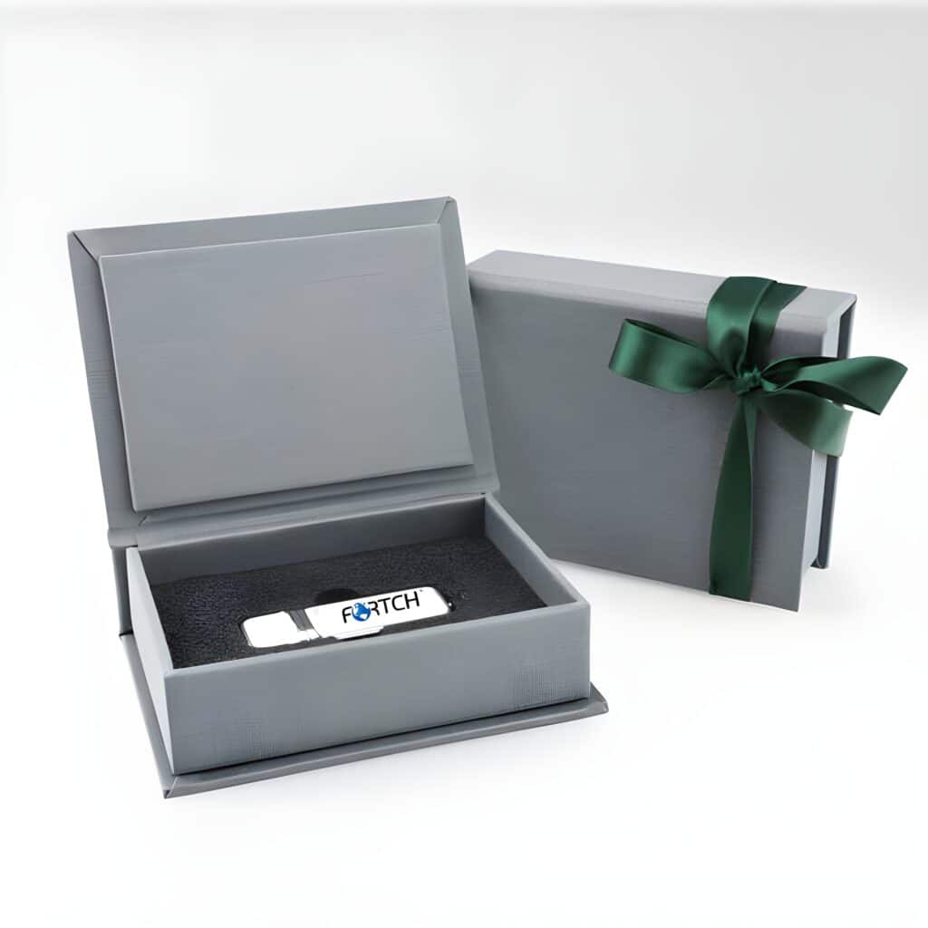 Elegant Wedding Photo Box & Crystal USB Flash Drive Gift - Fortune Port ...
