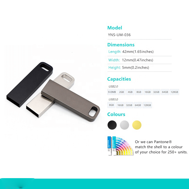 Metal USB Flash Drive 1GB 4GB Custom Logo USB Memory Stick - Fortune ...